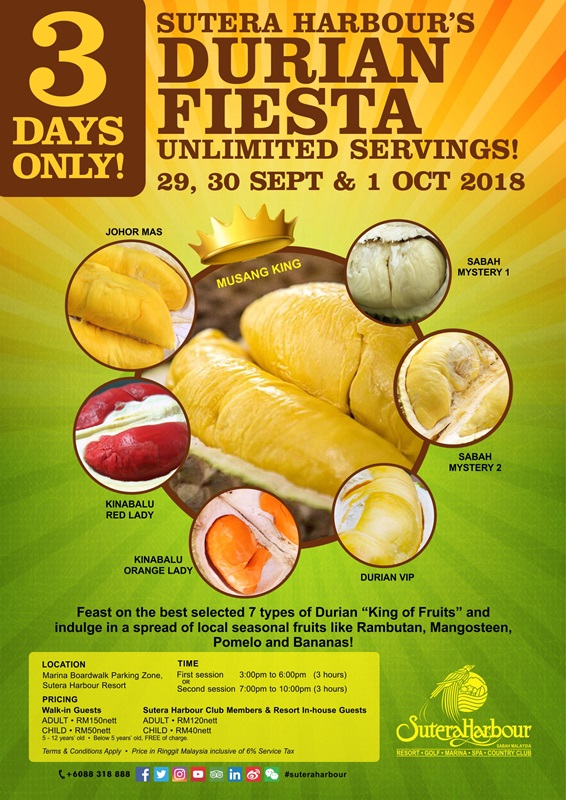 Durian Fest at Sutera Harbour | BORNEONEWS.NET
